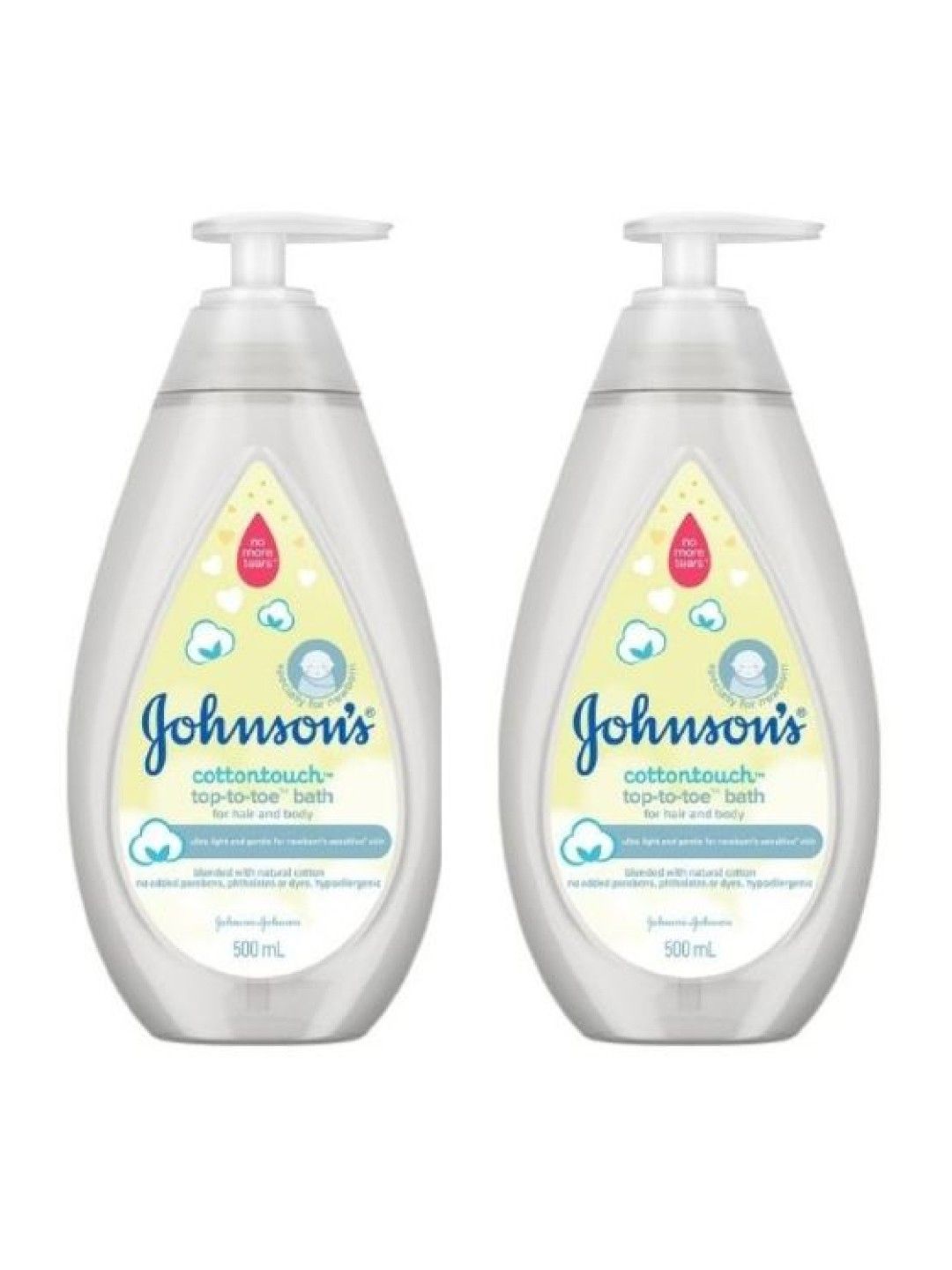 Johnson's CottonTouch™ Wash (500ml) - Twin Pack | edamama